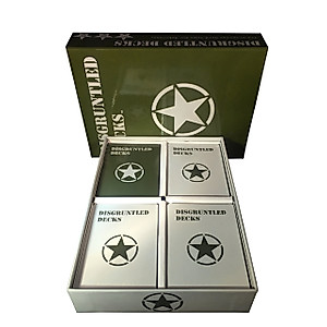 Disgruntled Decks - The Original Military Party Card Game for Veterans - Army-Themed Deck