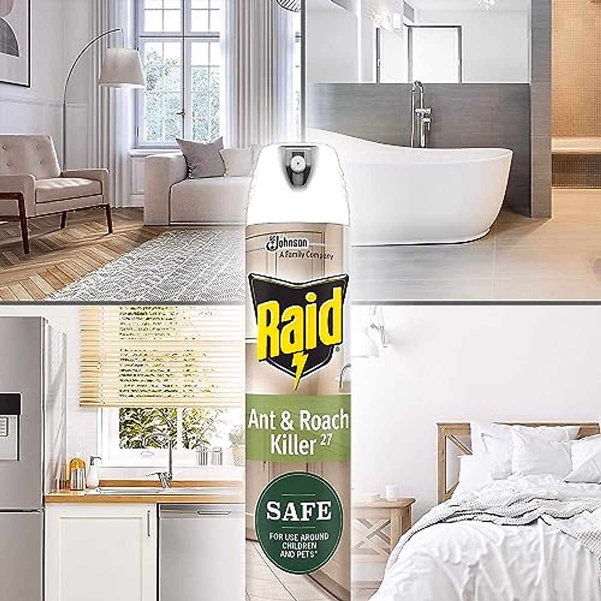 Raid Ant and Roach Killer 11 Ounce (Pack of 3)