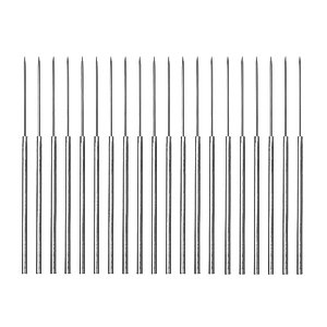 20pcs Straight Dissecting Needles, Stainless Steel Single Ended Micro Fine Precision Probe Teasing Needles Micro Fine Anatomy Pins for Students Lab Specimen Dissecting Biology Class Science Experiment