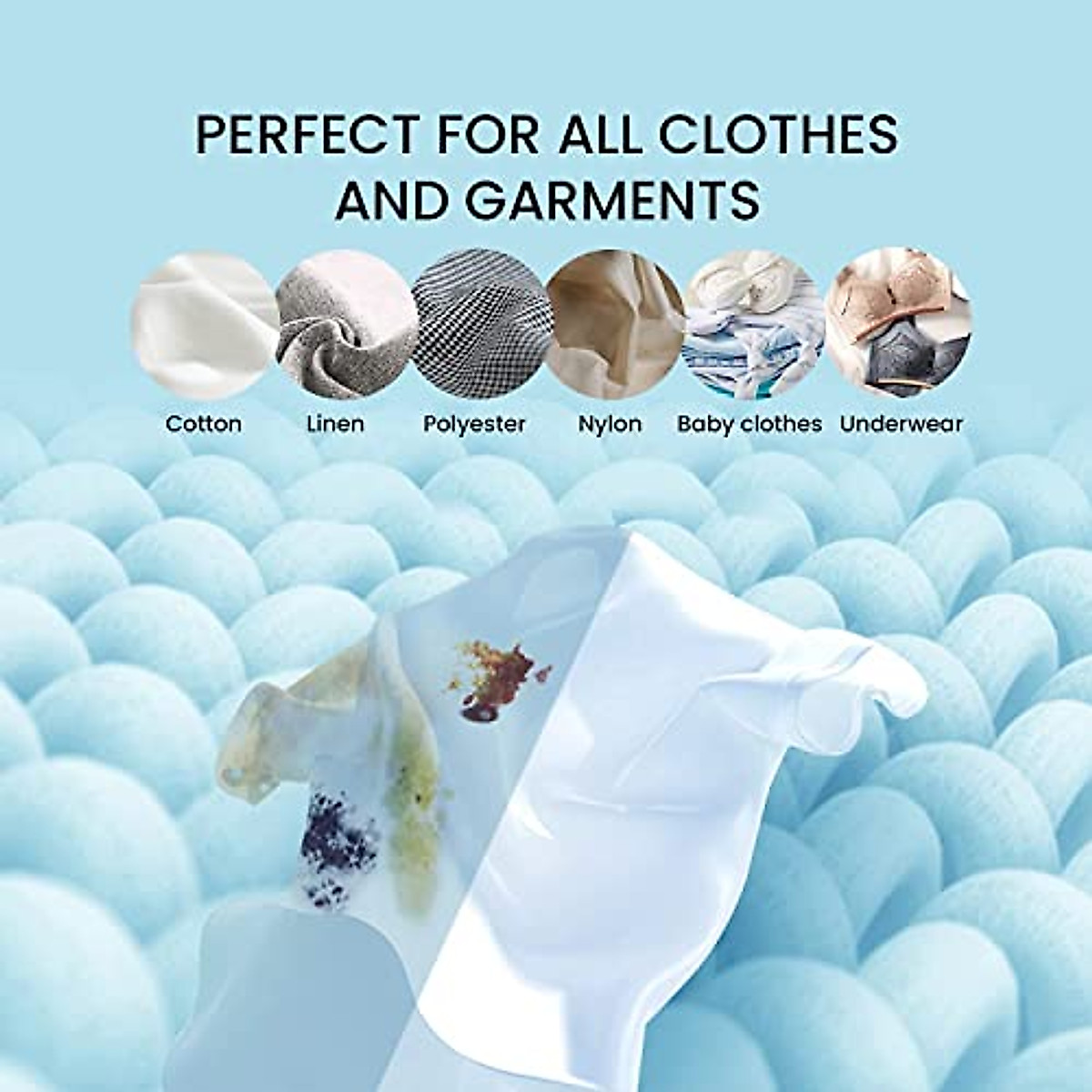 Laundry Detergent Sheets Fresh Scent: Maravello Hypoallergenic Laundry Soap -Eco-friendly Washing Detergent Sheets Plastic-Free Washer Sheets (Fresh Scent, 120 Count)