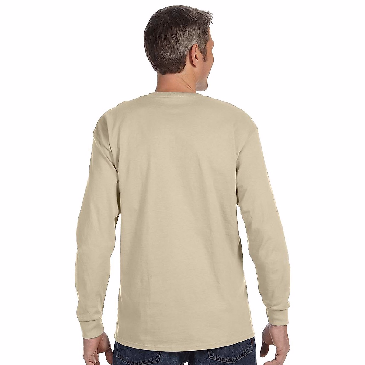 Hanes TAGLESS 6.1 Long Sleeve T-Shirt
