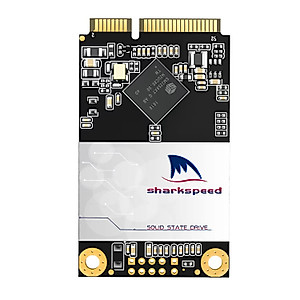 SSD mSATA 2TB SHARKSPEED Plus Internal Mini SATA SSD Drive 3D NAND Solid State Drive for Mini PC Notebooks Tablets PC(mSATA 2TB)