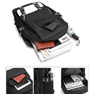 Millment Anime Backpack Levi Eren Mikasa Student School Book Bag Travel Teens Laptop Bagpacks for Boys Girls