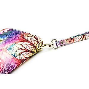 LOVESHE Women wallet RFID Blocking Purse Credit Card Clutch Zip Around Phone Clutch Large Travel Purse Wristlet Bohemian （YZ）