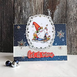 Katy Sue Christmas Gnomes Paper Craft Pad for Card Making, Scrapbooking & Crafts. Over 150 Holiday Gnome-Themed Card Making Elements, Not Pre-Cut or Die-Cut.