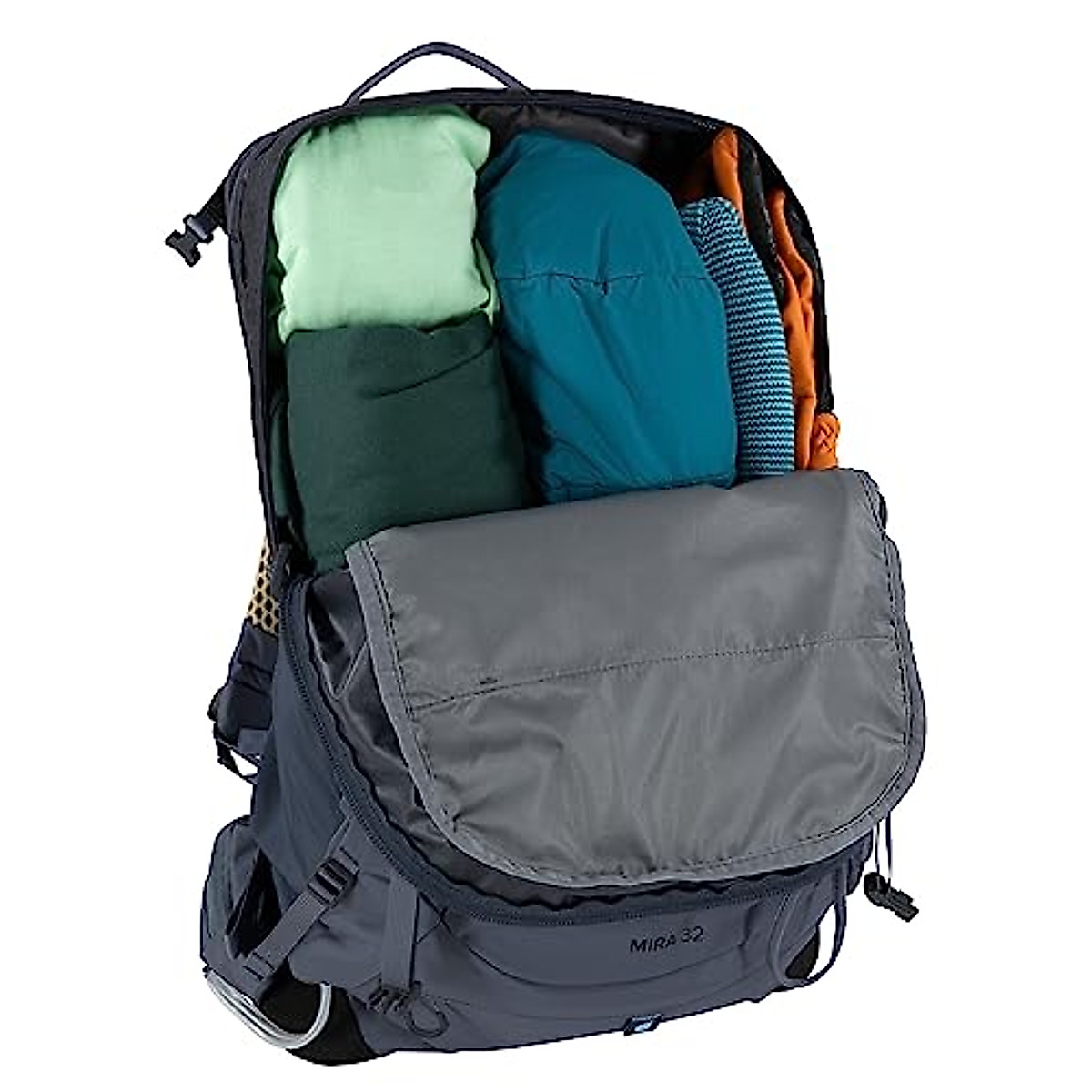Osprey Mira 32L Women's Hiking Backpack with Hydraulics Reservoir, Succulent Green, One Size