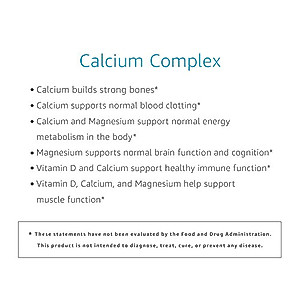 Amazon Elements Calcium Complex, 195 Capsules