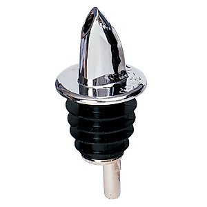 Spill-Stop 370-00 Chrome Plastic Pourer - Dozen