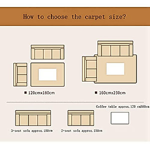 Solid Rectangular Area Rugs Soft Living Room Children Bedroom Rug Coral Fleece Anti-Slip Carpets Home Decor Modern Indoor Outdoor Runners Nursery Coffee 1.3' X 2'