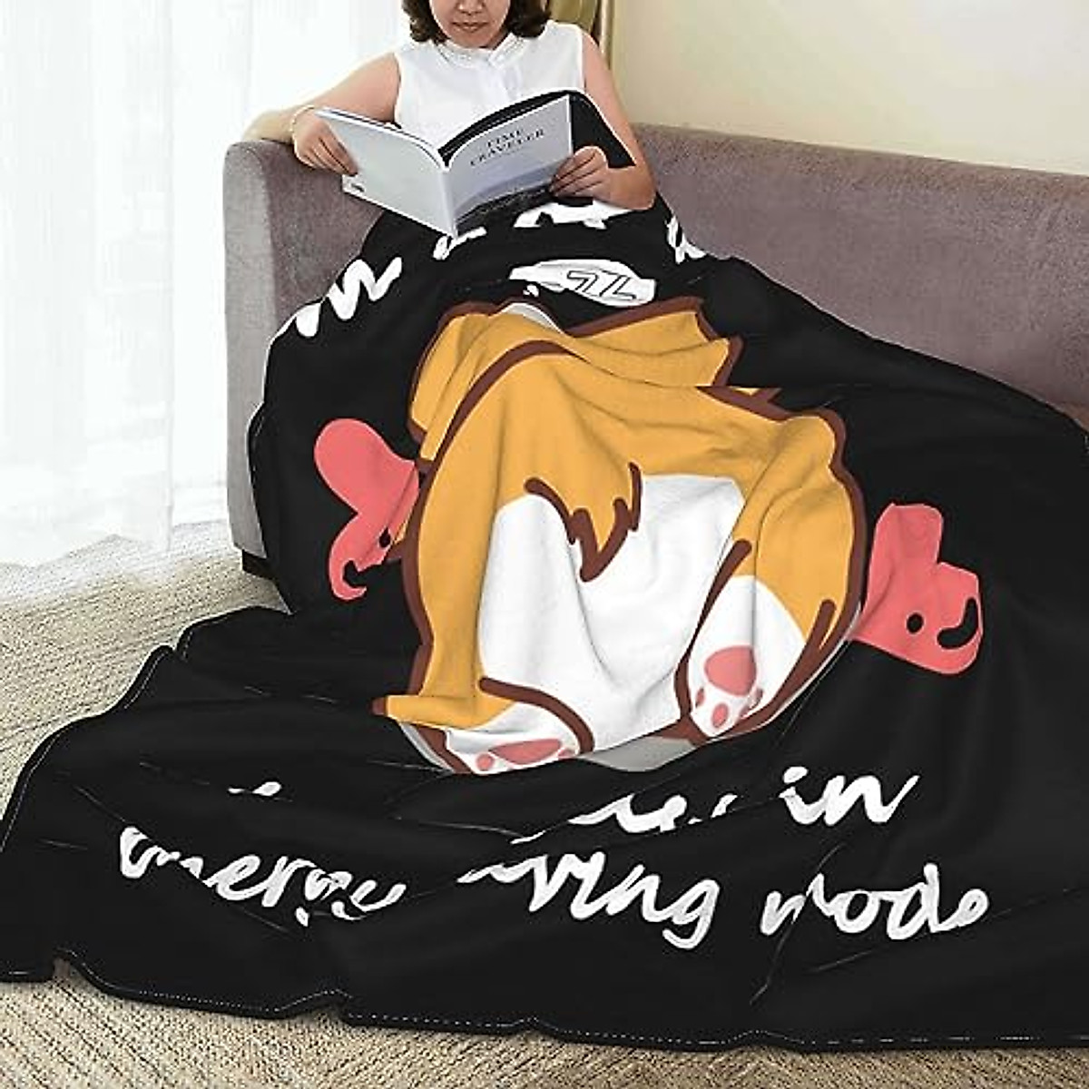 Corgi Blanket,Corgi Gifts for Corgi Lovers,Corgis Throw Blanket Soft Flannel Blankets for Bed Couch Living Room Adults Kids Teens 60"X50"
