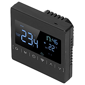 Floor Heating Controller, Floor Heating Controller, Wifi Touch Screen Programmable Thermostat Large LCD Display, programmable household thermostats