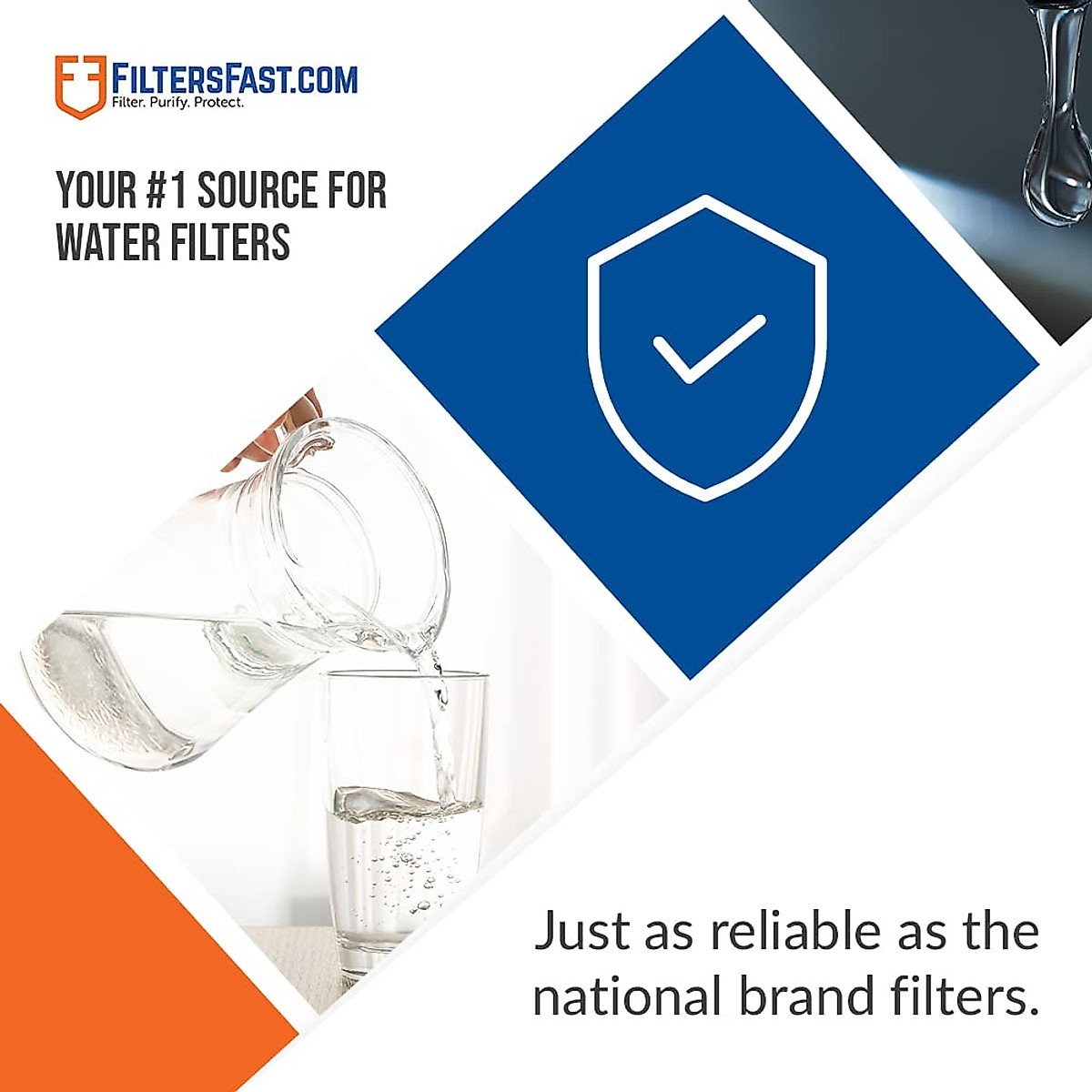 Filters Fast FF10C-5-AP Compatible Replacement for Aqua-Pure AP117 Comp Water Filter Cartridge Activated Carbon 2.9x2.9x10 inch