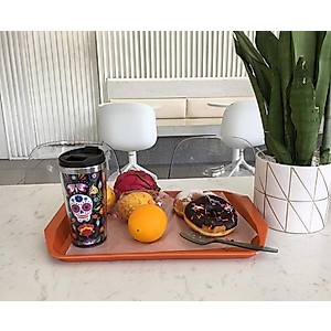 NVJUI JUFOPL Sugar Cute Skull Travel Coffee Mug for Men's Women's, With Flip Lid, Stainless Steel, Water Bottle Cup 15 oz