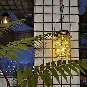 Anjmd Stainless Steel Wire Hangers for Mason Jars, 16 Pack - Tool Free Installation, Wide Application for Decoration, Key Holder, Holder, Kitchen, Indoor Use