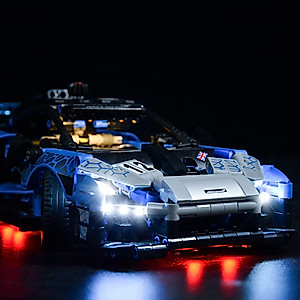 Kyglaring Led Light kit Only - Light Set Designed for Lego 42123 Creator Expet McLaren Senna GTR Toy Car Model Building Set- NOT Included Lego Model (Standard Version)