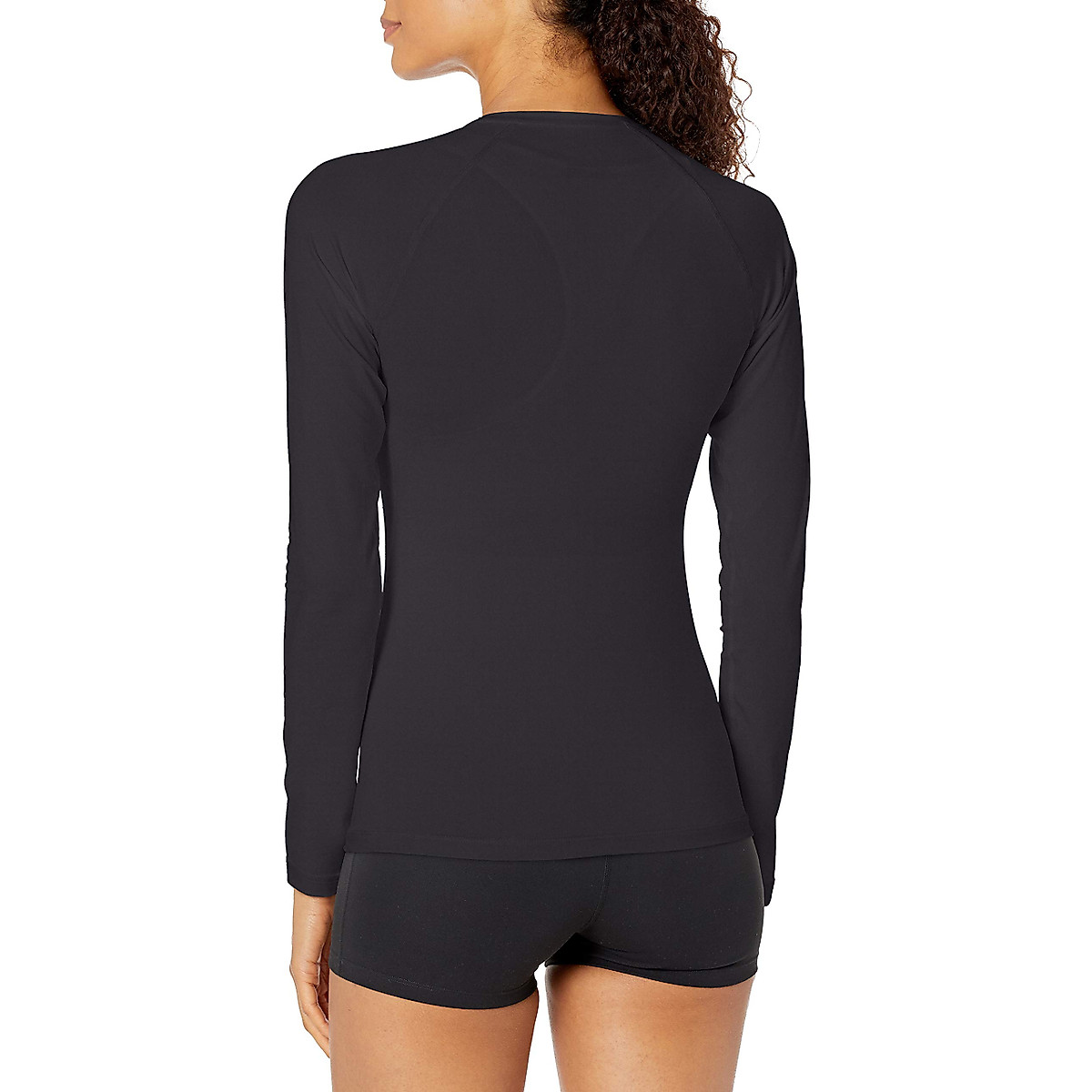 ASICS Spin Serve Volleyball Jersey Long Sleeve, Team Black, Large