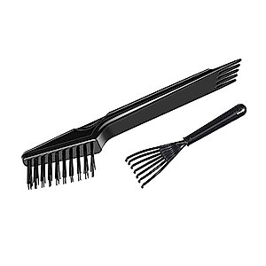 2pcs Hair Brush Cleaner Rakes, Cleaning Tool Set for Removing Hair Dust, Lint, Debris from Hairbrush, Comb, Hot-Air Brush
