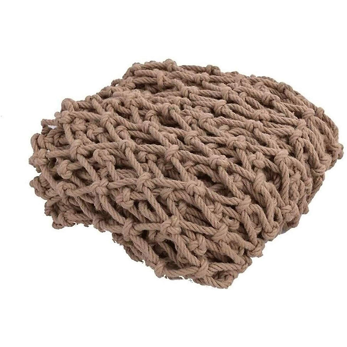 Rope Net for Kids,Treehouse Climbing Rope Netting Railing Child Safety Net Heavy Duty Cargo Net Hemp Rope Net Decorative Mesh 12cm (Size : 11m(33ft))