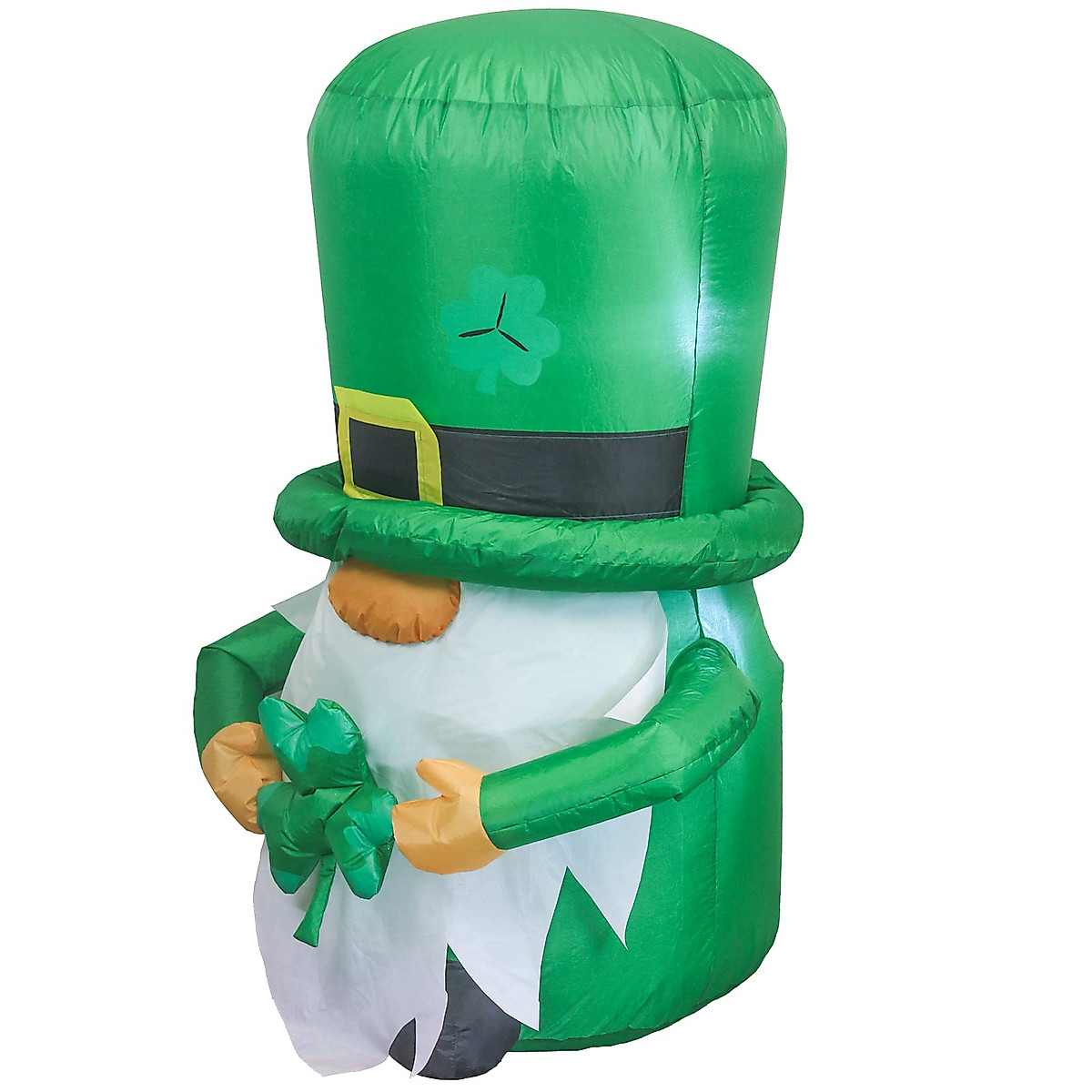 3.6 Ft Tall Inflatable St. Patrick's Day Gnomes Garden Decorations Air Blow up Home Yard Lawn Decorations Lucky Shamrock Sign for St Patrick Day Outdoor Indoor Decor