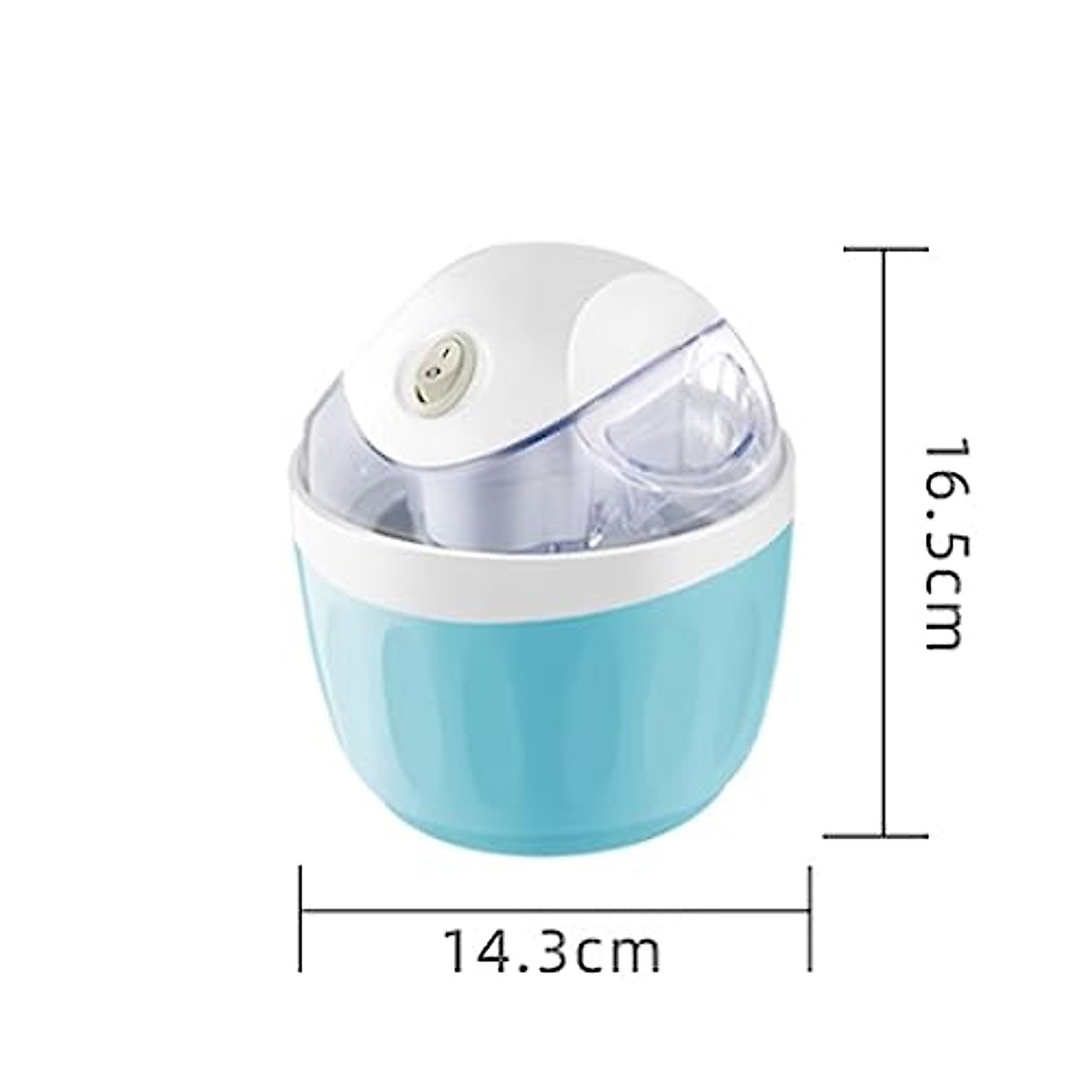 Ice Cream Maker Ice Cream Machine Home Made Fruit Yogurt Ice Cream Machine Fully Automatic Small Ice Cream Machine DIY Ice Cream Machine (Color : Brass)