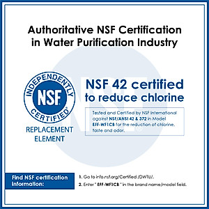 Waterdrop WF1CB Replacement for Frigidaire® PureSource WFCB, RG100, NGRG2000, WF284, 9910, 469906, 469910 Refrigerator Water Filter, 3 Filters