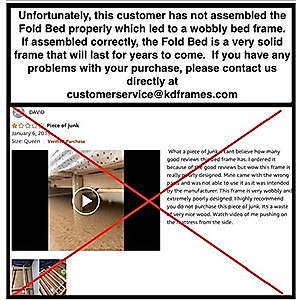 KD Frames Fold Platform Bed - Full