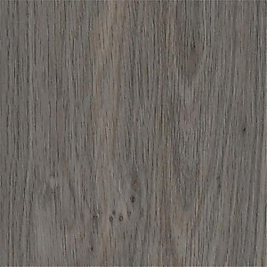 Ameriwood Home Camley Modern 2-Drawer Desk with Fluted Glass Top, Gray Oak