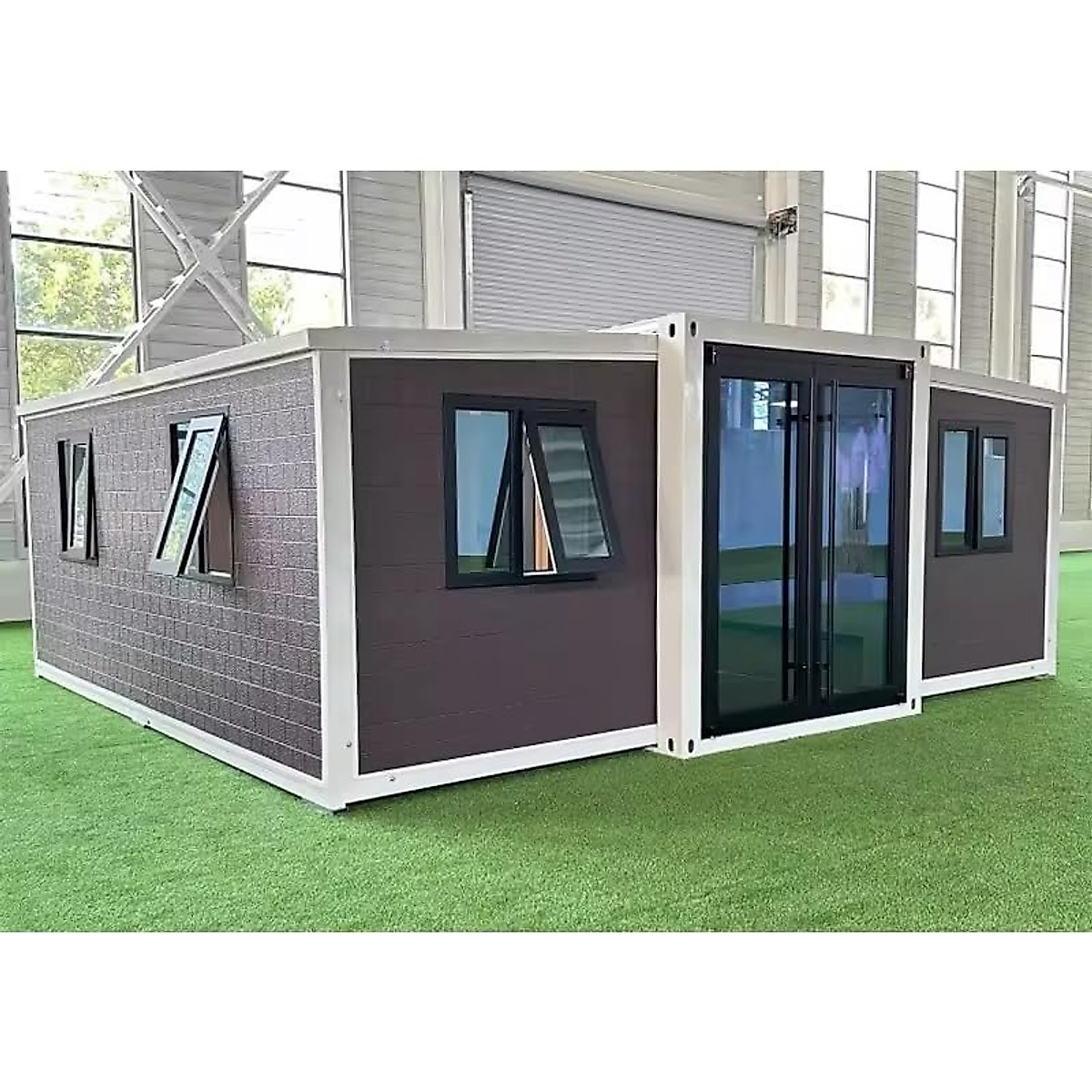 Luxury Portable Prefabricated Tiny Home. Mobile Expandable Portable House with 2/3 Bedrooms 1 Bathroom 1 Living Room &1 Kitchen. Foldable House, Container Home - 30ft