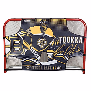 Franklin Sports Tuukka RASK Tuukka Rask - Tuukka Tutor Hockey Shooting Target - Shooter Tutor Fits 72" Goal - NHL Official Licensed Product