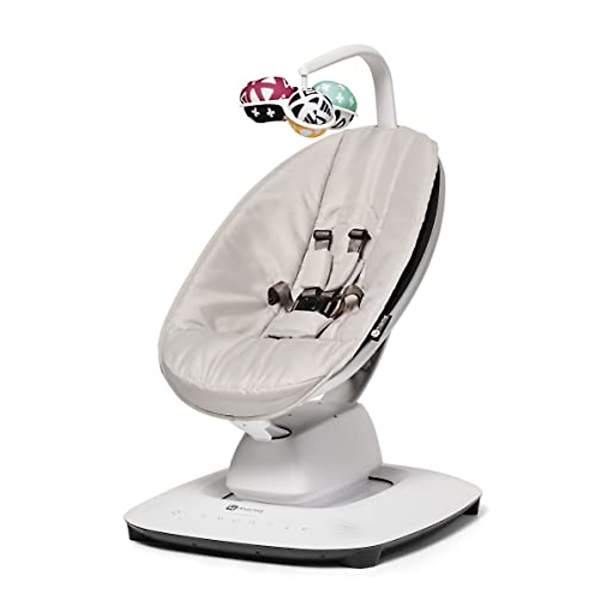 4moms MamaRoo Multi-Motion Baby Swing, Bluetooth Baby Swing with 5 Unique Motions, Grey