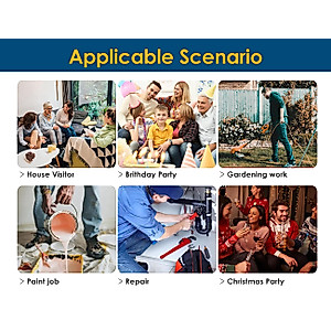 Shoe Covers Disposable Non Slip -100 Pack(50 pairs) 15.7'' Hygienic Foot Booties Covers Disposable Recyclable Waterproof Shoe Booties for Indoors, Fits Large Size Up to US Men's 11 & US Women's 13