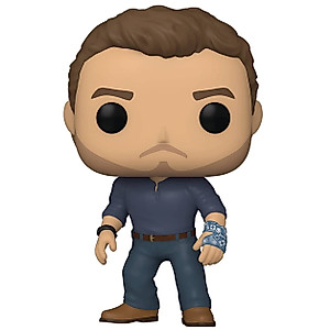 POP Jurassic World Dominion - Owen Grady Funko Vinyl Figure (Bundled with Compatible Box Protector Case), Multicolor, 3.75 inches