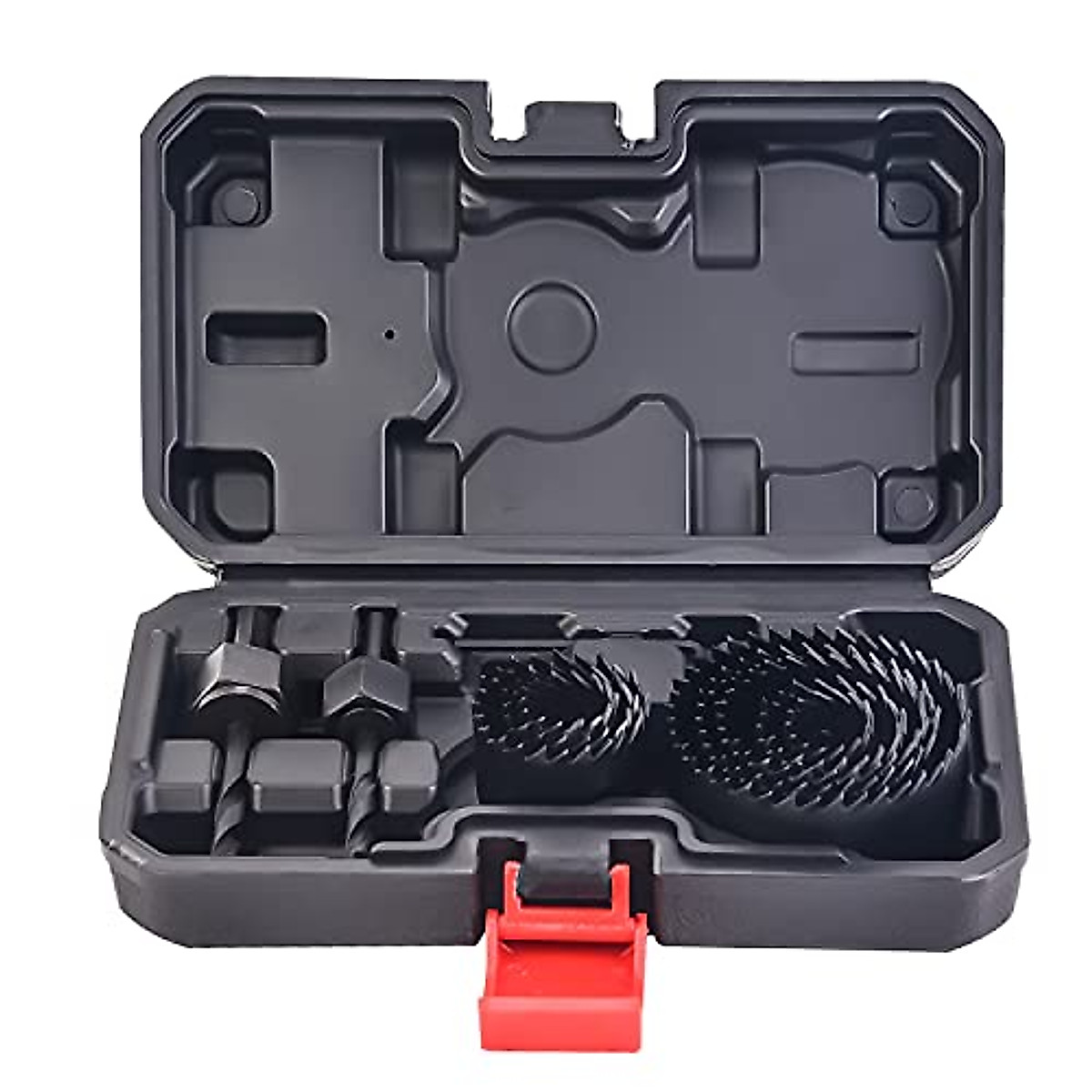 KATA 12PCS Hole Saw Kit 3/4"-2-1/2" (19-64mm) Hole Saw Set with Mandrels Hex Key, Ideal for Soft Wood, PVC Board, Plywood, Drywall Drilling