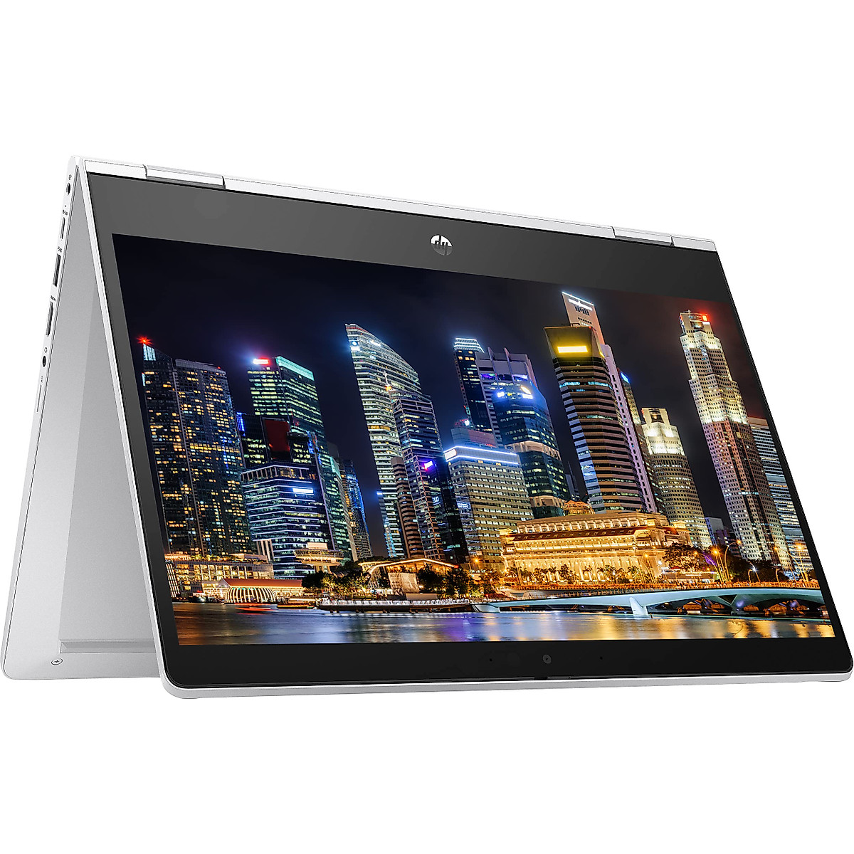 HP ProBook x360 435 G7 2-in-1 13.3in Touchscreen Laptop PC Bundle with Ryzen 5 4500U 6-Core, 16GB DDR4, 256GB M.2 NVMe SSD, 1920 x 1080 Display, Webcam, WiFi, Bluetooth, Win 10 Pro, and Laptop Bag