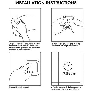 Hand Towel Holder Towel Bar 14 Inch Adhesive Towel Ring Stainless Steel Single Towel Rack for Bathroom Kitchen