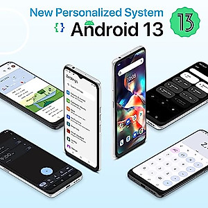 UMIDIGI F3 Pro 5G Unlocked Cell Phones, Android 13 Unlocked Phones, 12(6+6)GB+128GB, 48MP Main Camera, 6.6” FHD+ Display Screen, Octa-Core Processor, 6000mAh Battery, Dual 5G Unlocked Smartphone, NFC