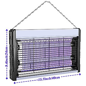 Neijiaer Bug Zapper 3200V Electric Mosquito Zapper Outdoor Fly Zapper Indoor with Hanging Function USB-Powered Mosquito Killer with Removable Tray Insect Killer with Light Trap for Fly Gnat Moth