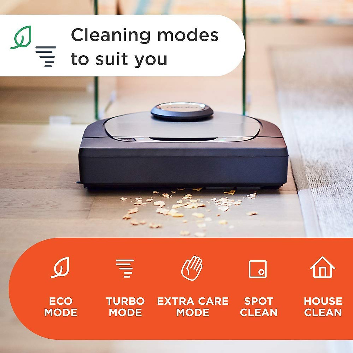 Neato Robotics Botvac D7 Connected Robot Vacuum - Laser Navigation, Wi-Fi Connectivity, Ideal for Corners, Pet Hair, Carpets & Hard Floors
