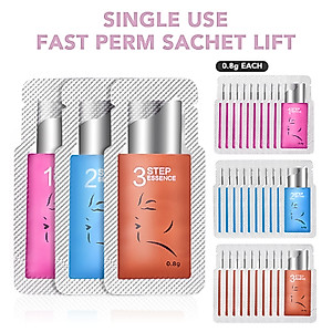 Lomansa Lash Lift Kit, Brow Lamination Kit, Instant Lifting Perming Curling for Fuller Thicker Eyelashes Eyebrows with Full Tools