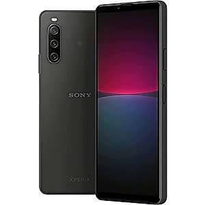 Sony Xperia 10 IV XQ-CC72 5G Dual SIM 128GB 6GB RAM Factory Unlocked (GSM Only | No CDMA - not Compatible with Verizon/Sprint) – Black