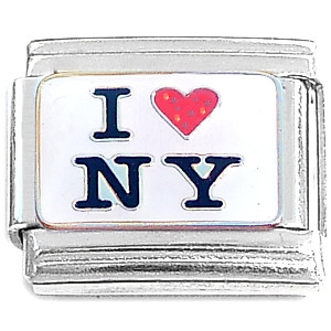 I Love New York Italian Charm