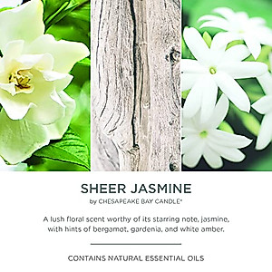 Chesapeake Bay Candle PT42073 Candle, Multi-Wick Ceramic, Sheer Jasmine