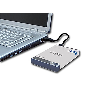 ClickFree Automatic Backup 160 GB USB 2.0 Portable External Hard Drive HD801 (Metallic Silver)