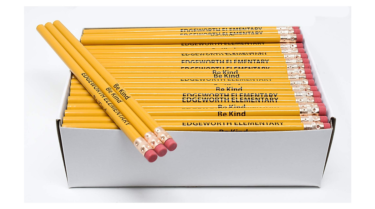 Personalized Round Pencils - Custom Imprinted 500 Count