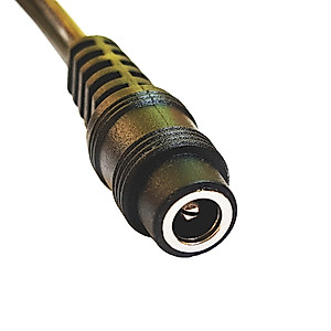 MOTOPOWER MP69006 10" SAE to Coax Female Adapter Cable SAE to DC Coax Motorcycle Heat Clothing Jack Adapter