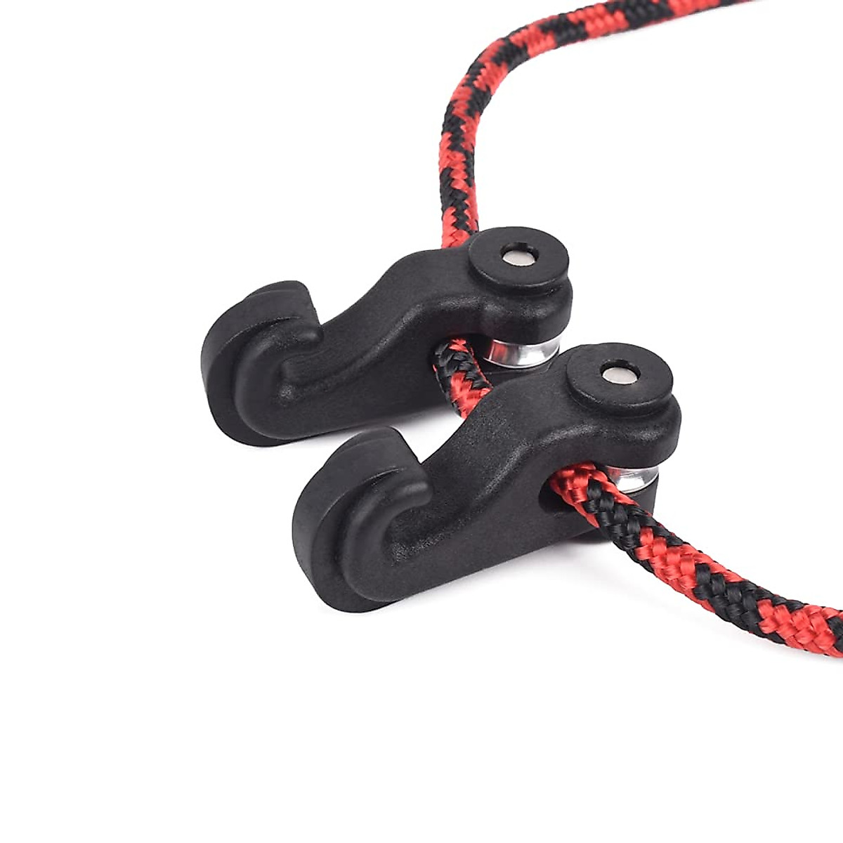 Crossbow Rope String Cocking Device Double Handle for Archery Bow Hunting Tool Accessories Red (Pack of 1)