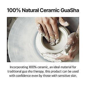 MEDITHERAPY LIF-me Guasha,Ceramic Gua Sha,Face Massage Tool, Facial Guasha, Guasha Board, Face Lift, Muscle Relief