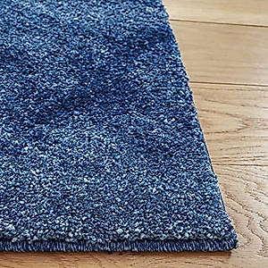 SAFAVIEH Retro Collection Area Rug - 8' x 10', Blue & Dark Blue, Modern Abstract Design, Non-Shedding & Easy Care, Ideal for High Traffic Areas in Living Room, Bedroom (RET2144-6570)