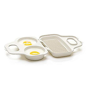 Home & Style Microwave Egg Poacher BPA Free Perfect Poach Eggs in Minutes