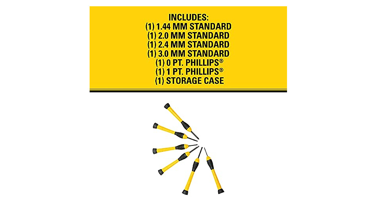 STANLEY Precision Screwdriver Set - 6-Piece Kit